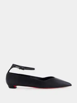 CHRISTIAN LOUBOUTIN Erozeena Patent Ballet Flats - Black