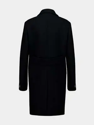 Gucci Batavia Wool Coat With Patch