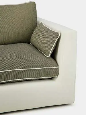 HOUSE OF CAPRICORN Dinis Ivory Linen Right Arm Module Sofa