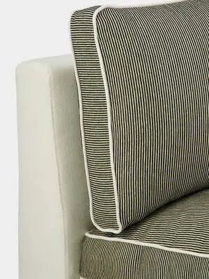 HOUSE OF CAPRICORN Dinis Ivory Linen Right Arm Module Sofa