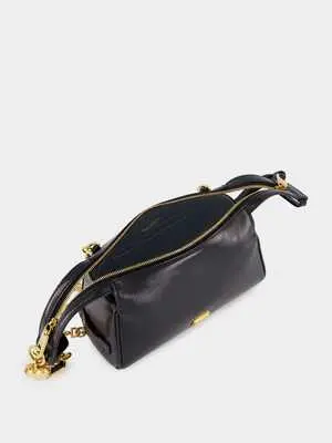 Dolce & Gabbana Vittoria Shoulder Bag With Charms - Black