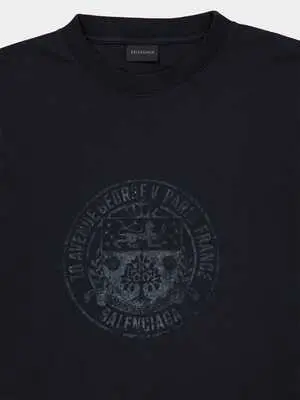 Balenciaga Standard Fit Short Sleeve T-shirt - Black