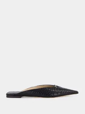 TOM FORD Julianne Python Mule - Black