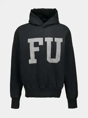 Fear Of God Cotton Qualified Hooded Sweatshirt - Black