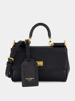 Dolce & Gabbana My Sicily Mini Handbag Black
