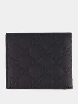 Gucci Gg Leather Wallet - Black