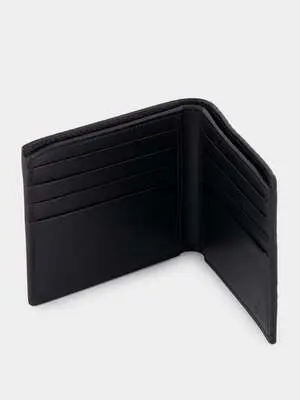 Gucci Gg Leather Wallet - Black