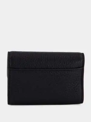 Gucci Calfskin Horsebit Card Case With Gold Hardware