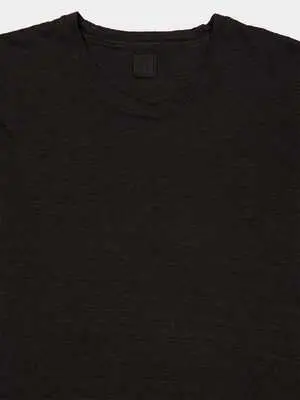 120% Lino Linen T-shirt - Black
