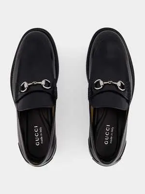Gucci Leather Loafers With Horsebit