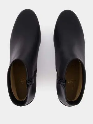CHRISTIAN LOUBOUTIN Jane Booty 55 Leather Boots - Black