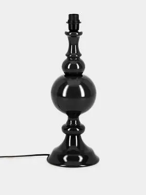 HOUSE OF CAPRICORN Sado Wood Lamp Base - Black