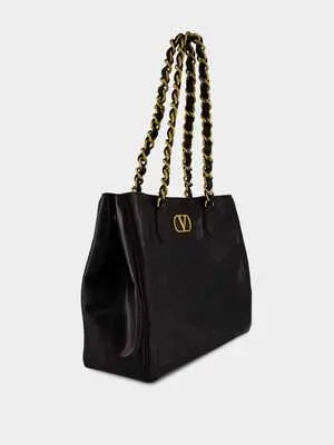 Valentino Garavani Laseine Nappa Leather Shopping Bag