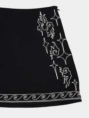 Zeus+dione Cloud Mini Skirt With Embroidery