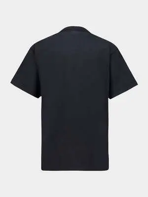 Balenciaga Hybrid Cotton T-shirt - Black