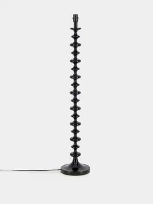 HOUSE OF CAPRICORN Freixo Wood Floor Lamp Base - Black