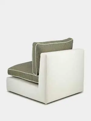 HOUSE OF CAPRICORN Dinis Ivory Linen Central Module Sofa