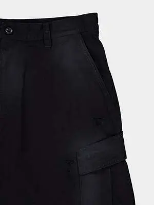 Balenciaga Cropped Cargo Cotton Trousers