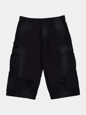 Balenciaga Cropped Cargo Cotton Trousers