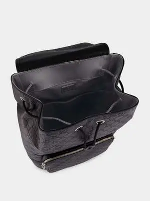 Gucci Gg Embossed Leather Backpack