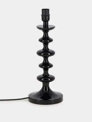 HOUSE OF CAPRICORN Freixo Wood Lamp Base - Black