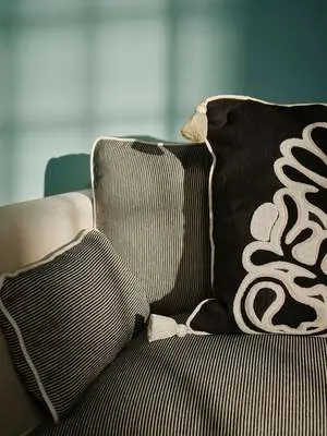 HOUSE OF CAPRICORN Dinis Ivory Linen Left Arm Module Sofa