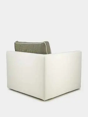 HOUSE OF CAPRICORN Dinis Ivory Linen Left Arm Module Sofa