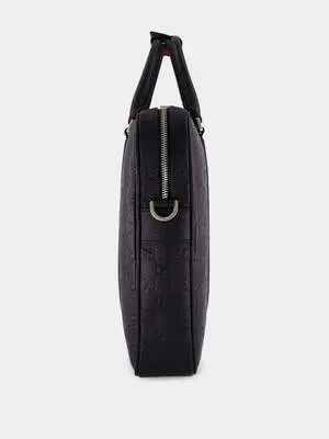 Gucci Gg Leather Large Briefcase