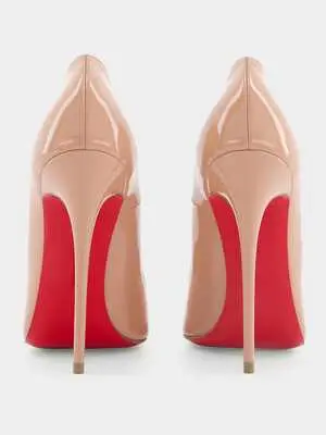 CHRISTIAN LOUBOUTIN So Kate 120mm Leather Pumps - Beige