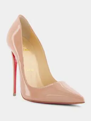 CHRISTIAN LOUBOUTIN So Kate 120mm Leather Pumps - Beige