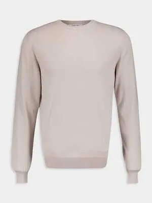 Boglioli Fine Knit Cotton Jumper - Beige