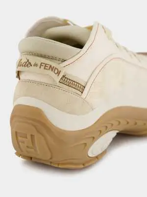 Fendi Lab Mid-top Sneakers