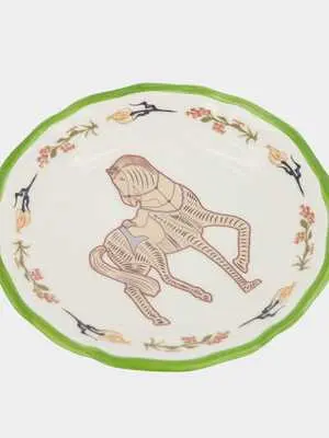 PAULA LIVING Lusitano Handpainted Dessert Plate
