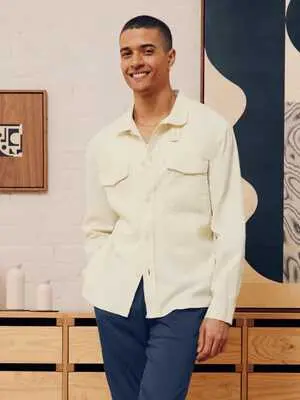 Frescobol Carioca Nuno Linen Jacket - Beige