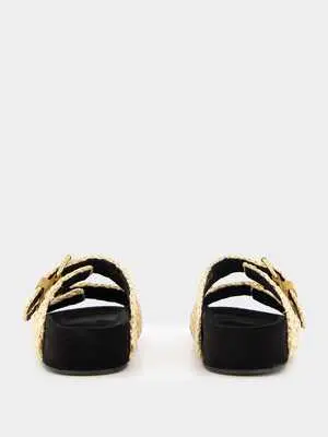 Isabel Marant Étoile Raffia Buckle-strap Sandals