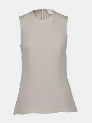AMI Paris Oversize Tank Top - Beige