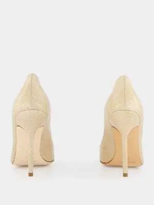 Manolo Blahnik Snakeskin-effect Pointed Toe 105mm Pumps