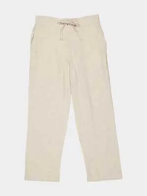 Spiritum Tulum Palmeta Linen Formal Pants - Cream