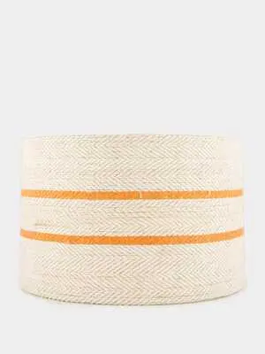 PAULA LIVING Striped Linen Lampshade