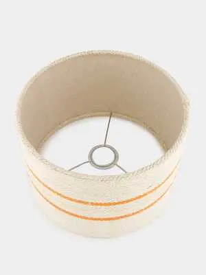 PAULA LIVING Striped Linen Lampshade