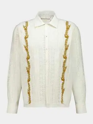 BAZISZT Off- Sefsery Shirt - White