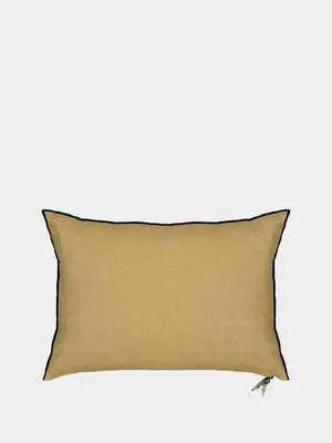 Maison De Vacances Sable Vice-versa Linen Cushion - Beige