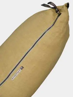 Maison De Vacances Sable Vice-versa Linen Cushion - Beige