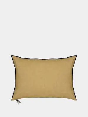 Maison De Vacances Sable Vice-versa Linen Cushion - Beige