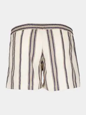 MARRAKSHI LIFE Nautical Stripe Cropped Shorts