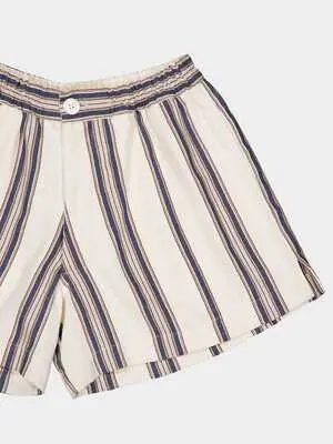 MARRAKSHI LIFE Nautical Stripe Cropped Shorts