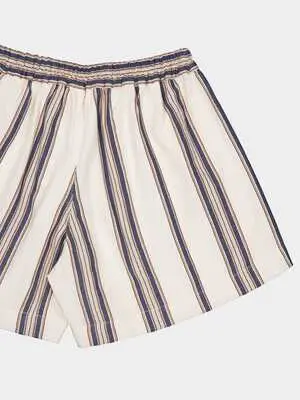 MARRAKSHI LIFE Nautical Stripe Cropped Shorts