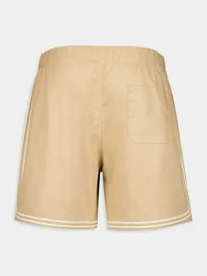 Commas Braided Cord Shorts - Beige