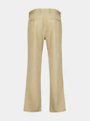 Saint Laurent Stretch Cotton Chino Trousers