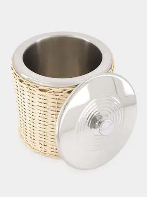 GIOBAGNARA Large Rattan Ice Bucket